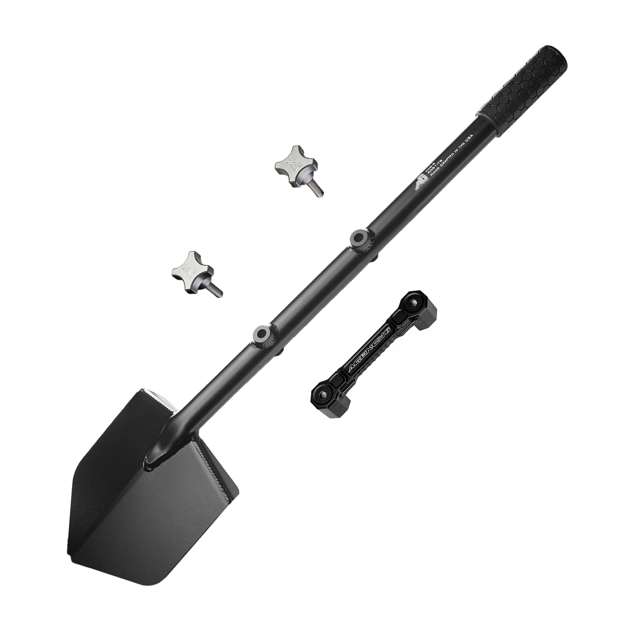 Shovel / Mount Combo - Black LONG Shovel / Black SSM with Knobs – PAD ...