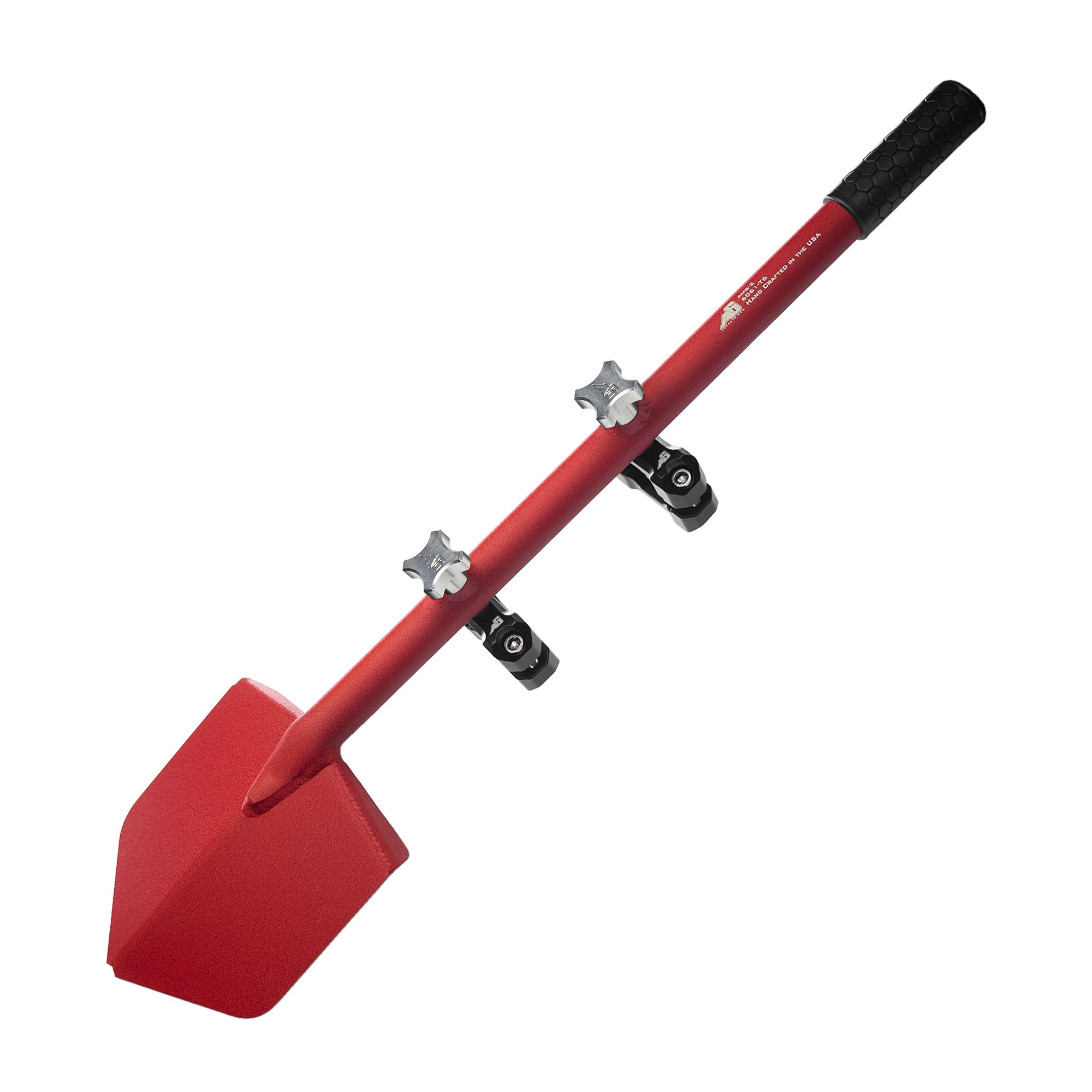 Agency 6 Aluminum Shovel - Durable Red & Black Combo – PAD Overland