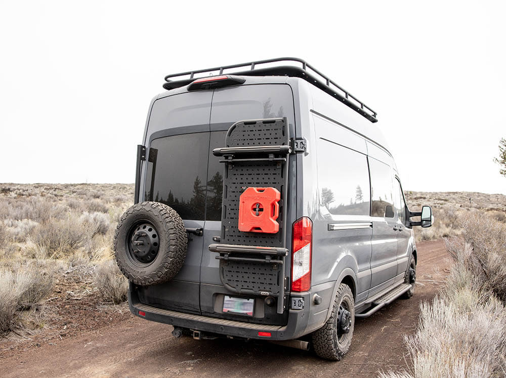 Transit Van Rear Door Platform – PAD Overland